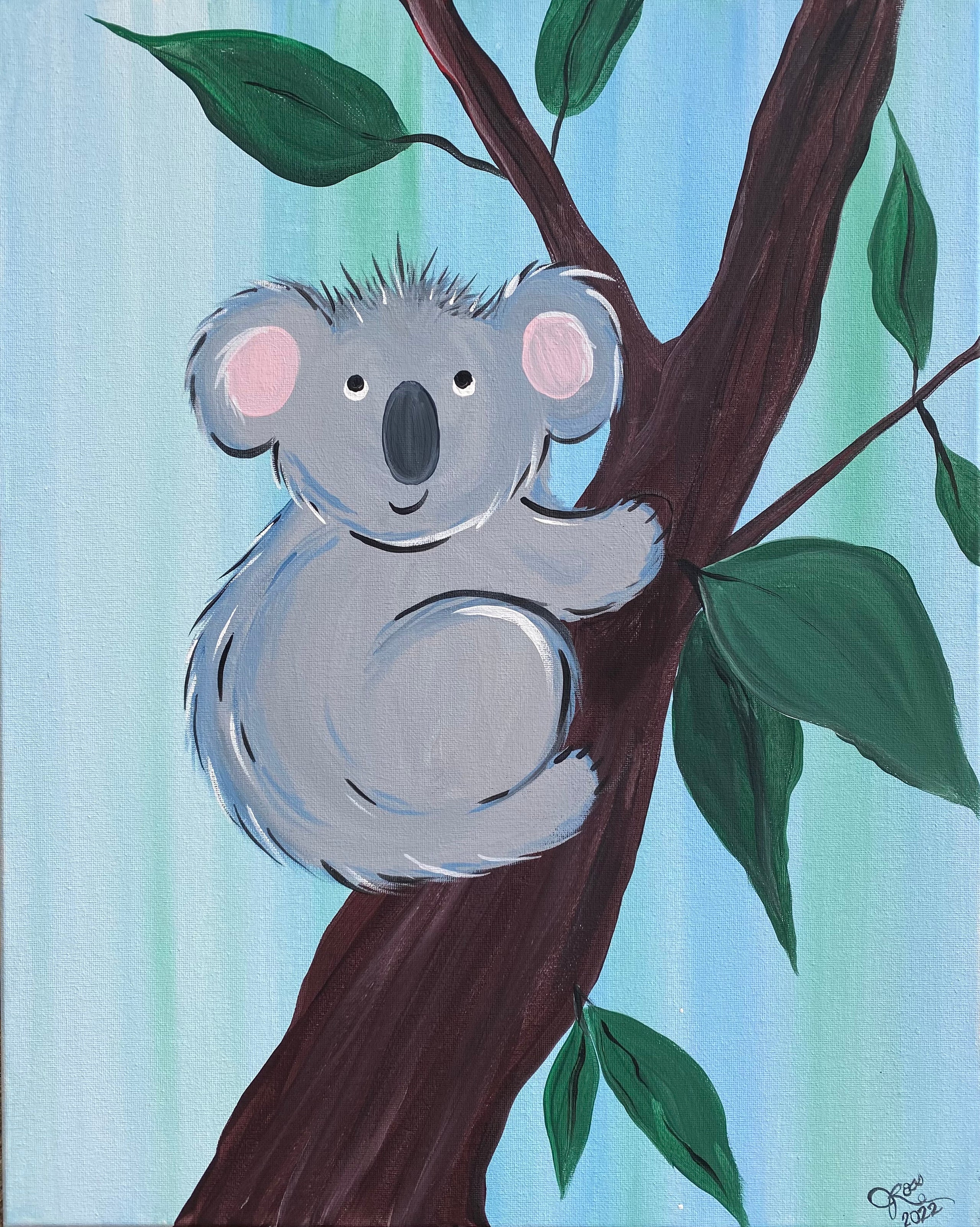 King Elliot the Koala | Paint & Sip Minnesota
